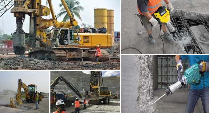 Construction Drilling | Drilling Equipment in Construction