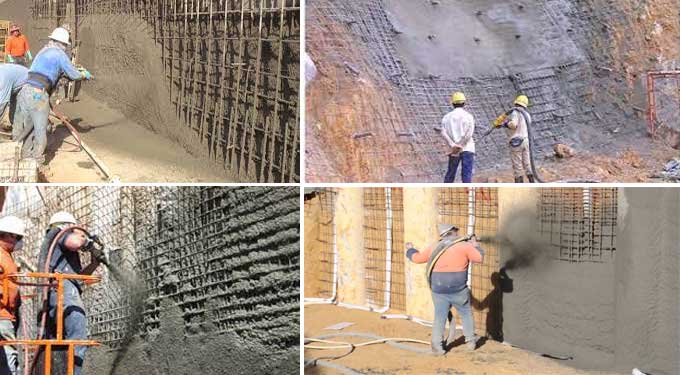 What is Shotcrete | Types of Shotcrete | Shotcrete in Construction